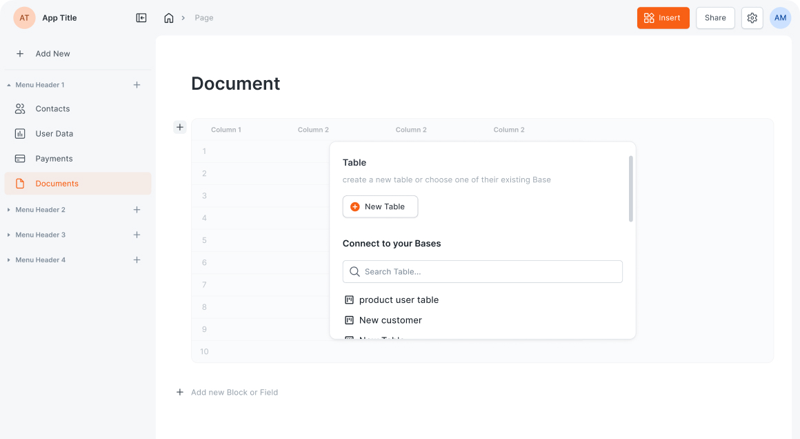 No-code drag-and-drop dashboard builder | Formaloo